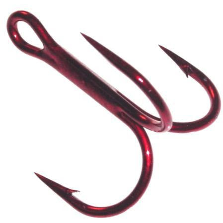 Daiichi 7X Wide Gap Bleeding Red Treble Hooks – REDTACKLE